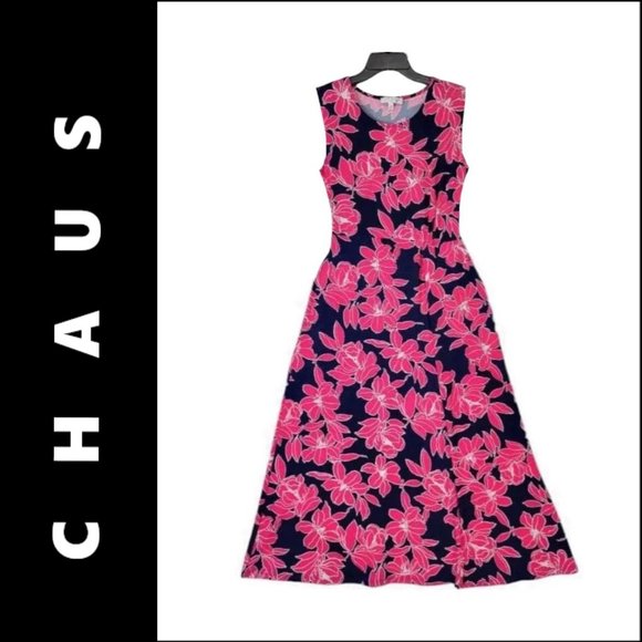 Chaus | Dresses | Chaus Dress Size Medium Women Multicolored Floral Fit ...
